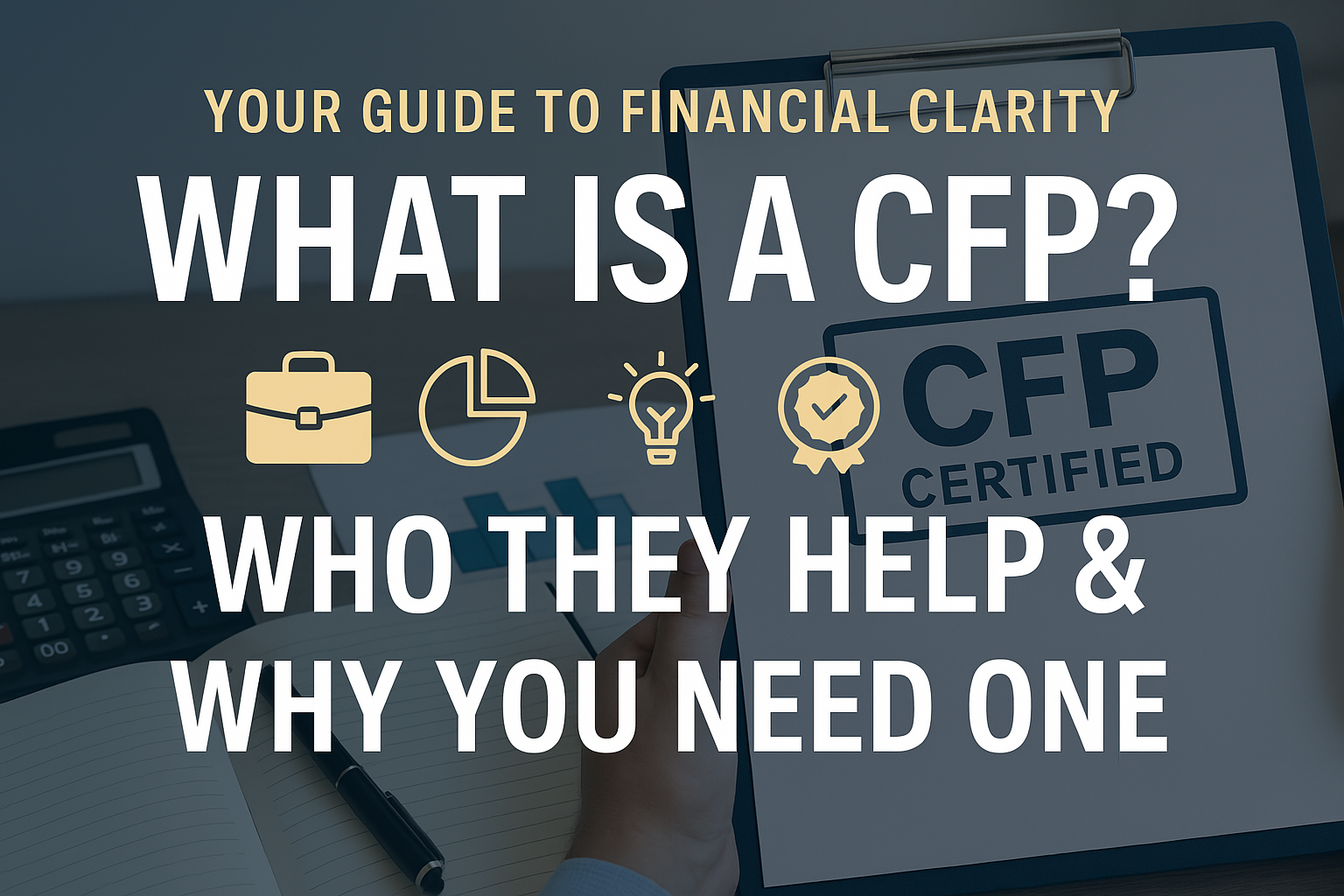 What Is a Certified Financial Planner (CFP) and Why You Might Need One